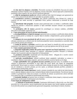 stresul organizational si managementul stresului | DOC