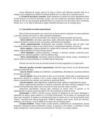 stresul organizational si managementul stresului | DOC