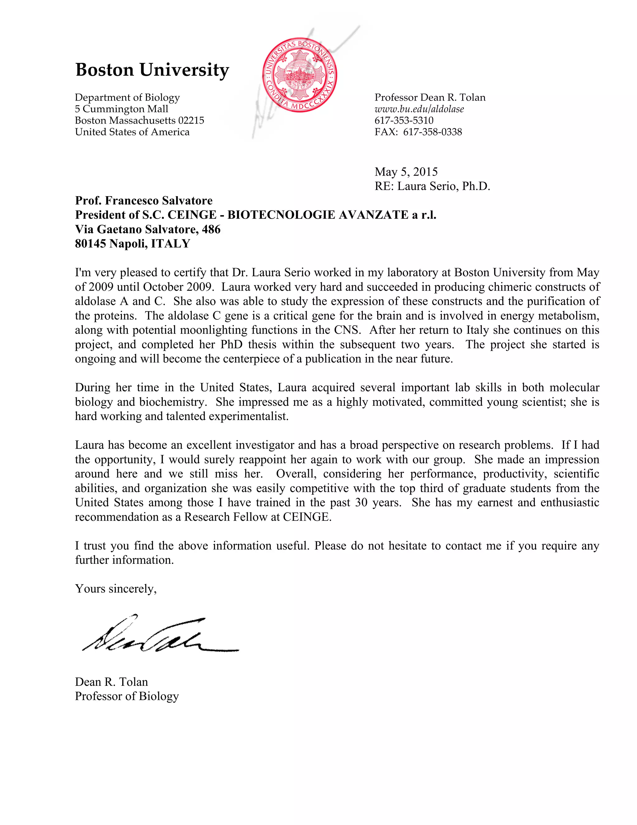 recommendation letter | PDF