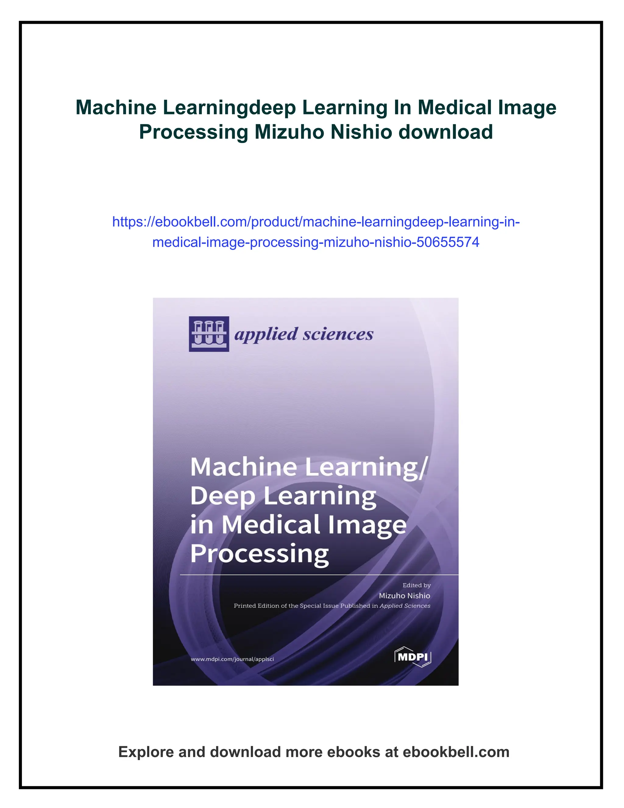 Machine Learningdeep Learning In Medical Image Processing Mizuho Nishio | PDF