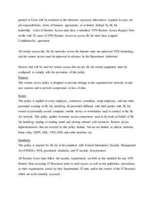 policies and prosedures For JK Air Finished | DOCX | Business | Business and Finance