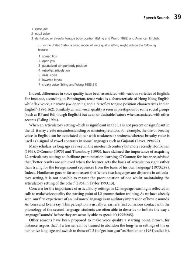 English Phonology And Pronunciation Teaching Pamela Rogersonrevell | PDF