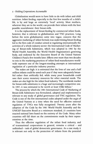 Holding Corporations Accountable Corporate Conduct International Codes ...