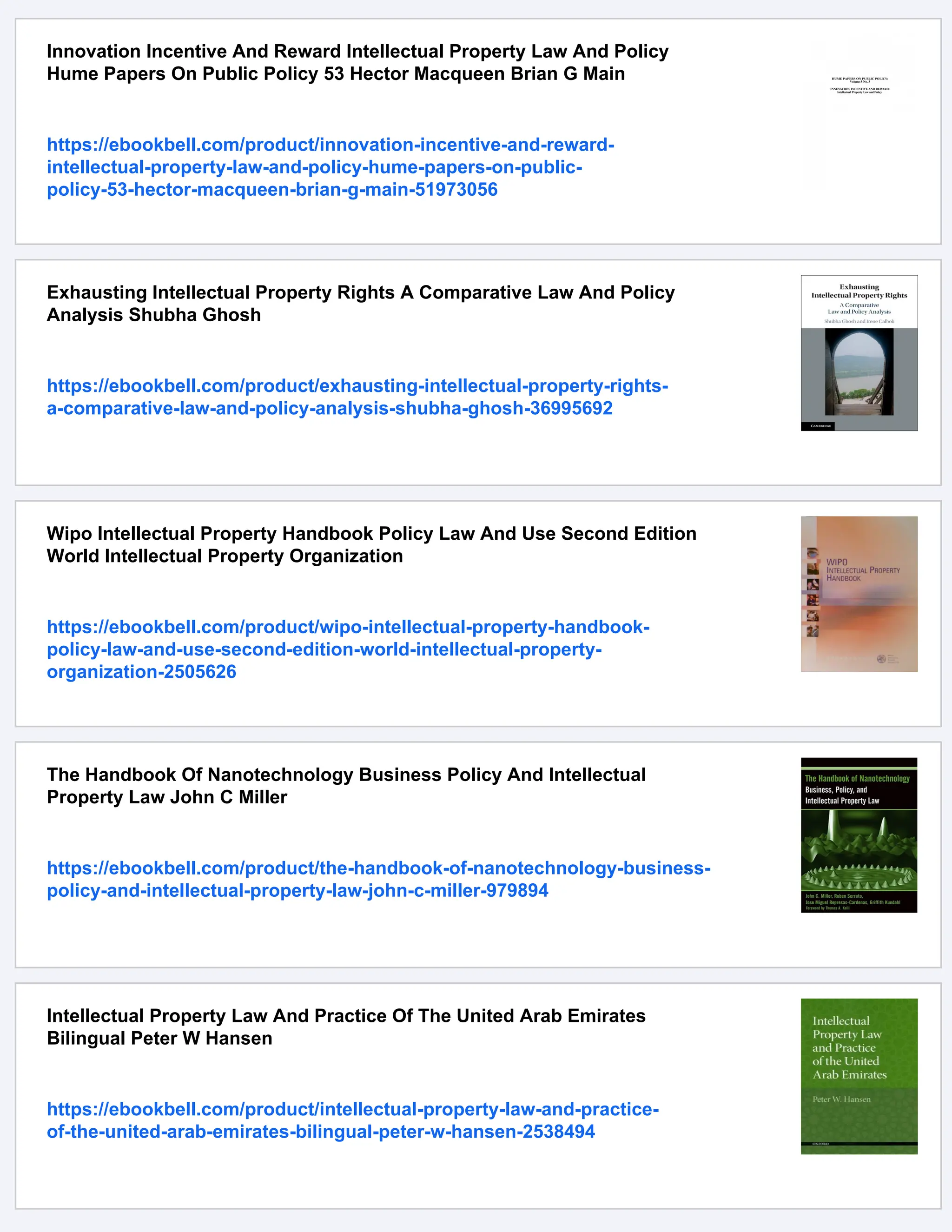 Intellectual Property Law And Policy Volume 11 Hugh C Hansen Editor | PDF