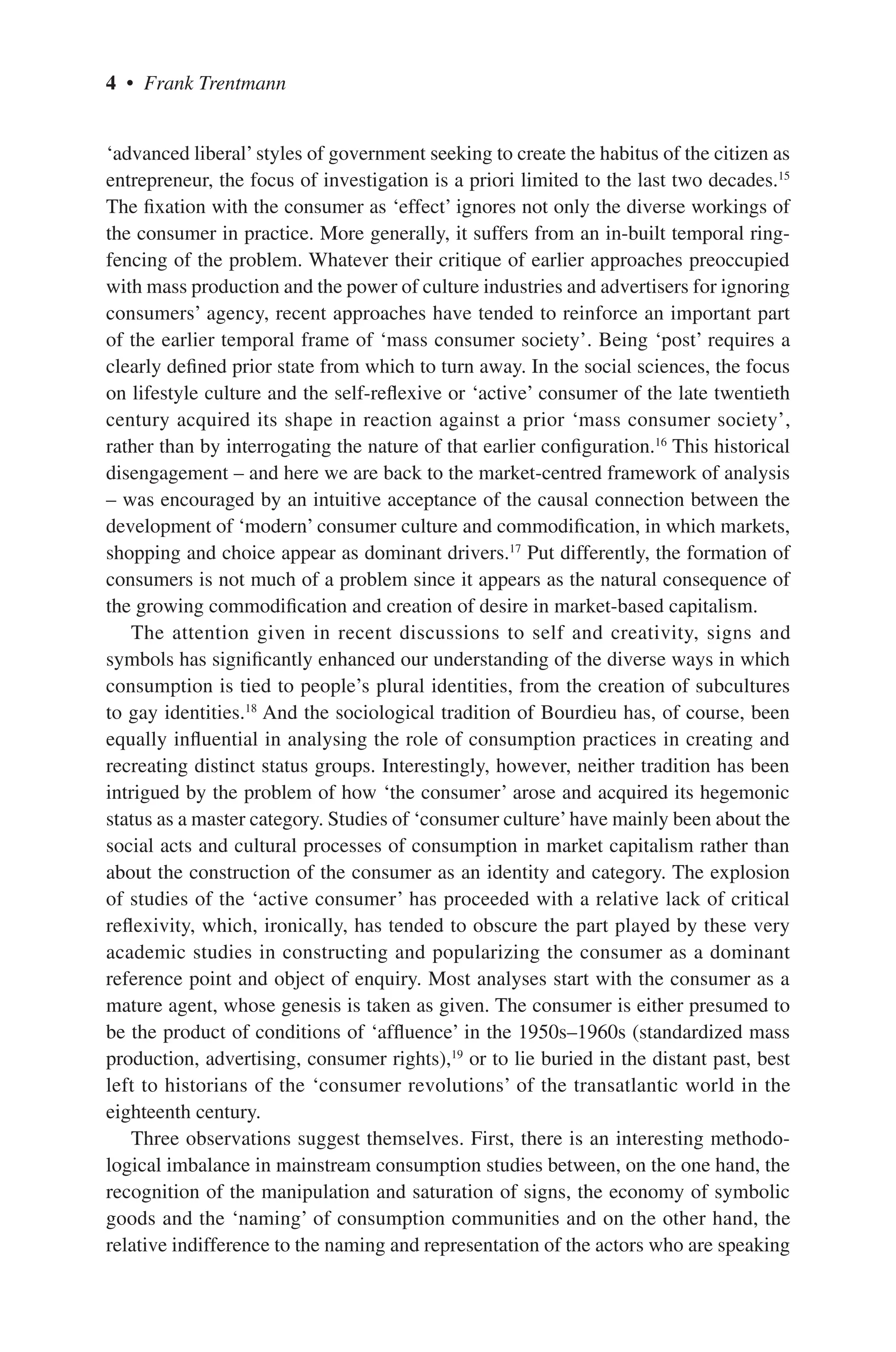 The Making Of The Consumer Knowledge Power And Identity In The Modern ...