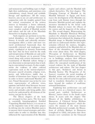 Mamluk History Through Architecture Monuments Culture And Politics In ...