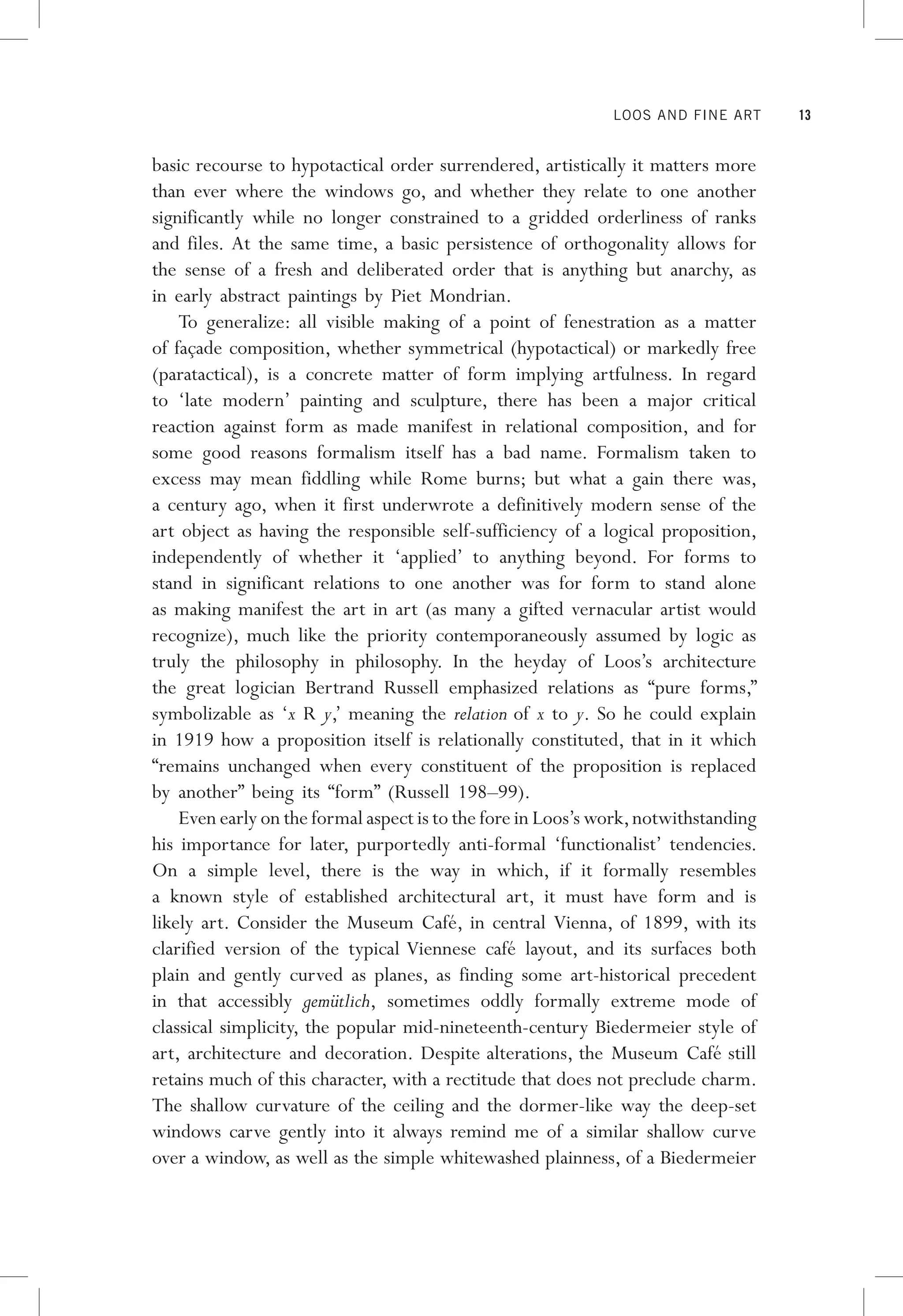 Adolf Loos The Art Of Architecture Joseph Masheck Editor | PDF