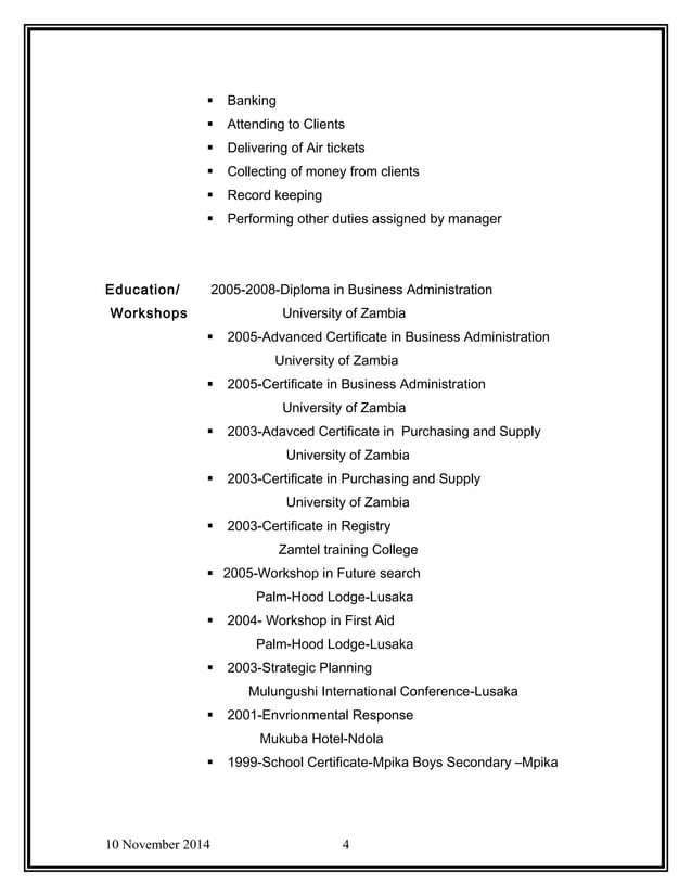 Lawrence Bwalya-CV | DOC