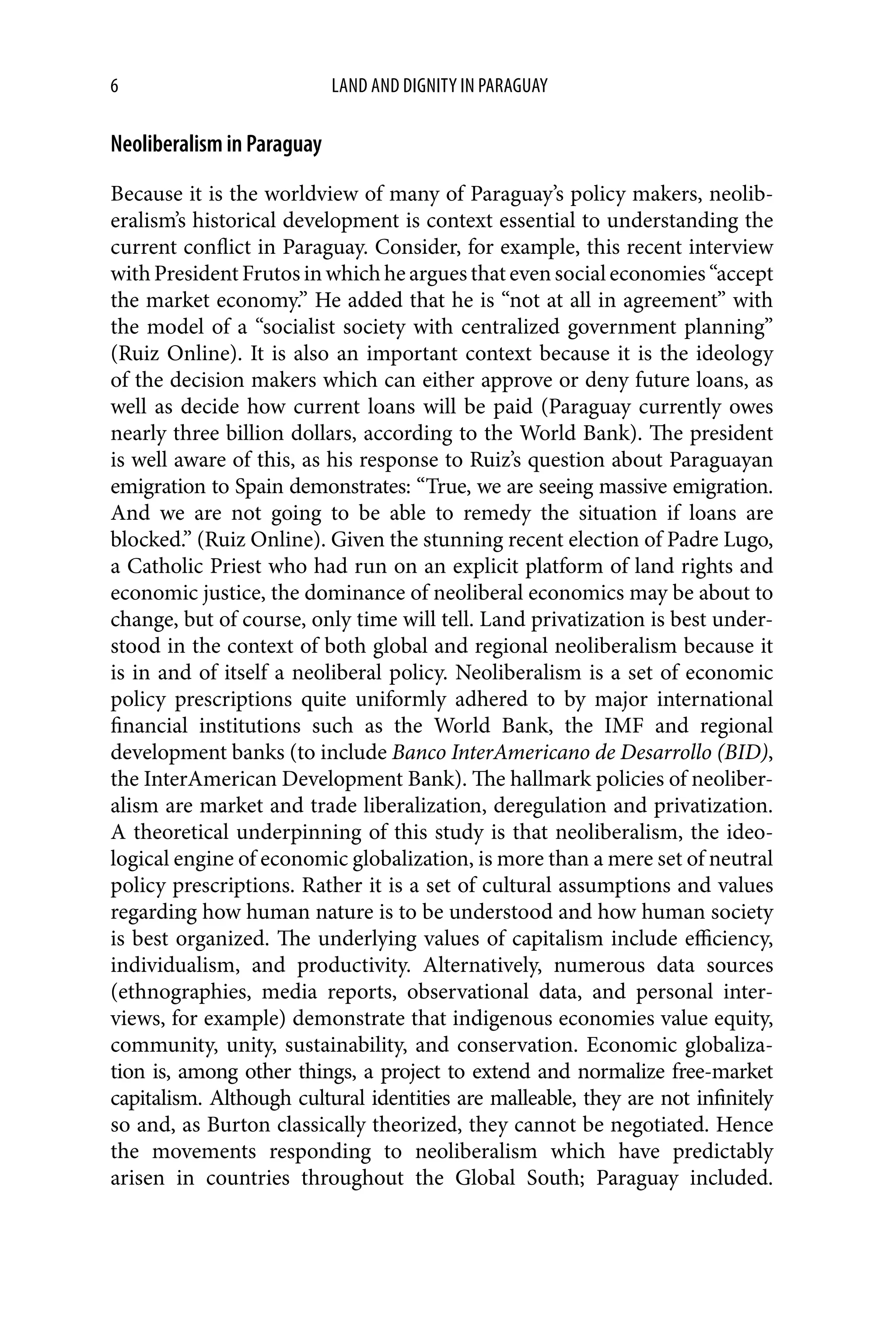 Land And Dignity In Paraguay Cheryl Lynn Duckworth | PDF