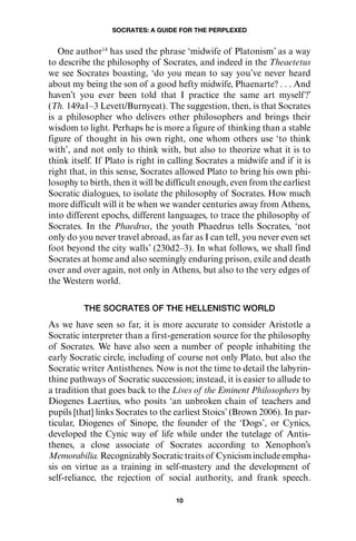 Socrates A Guide For The Perplexed Sara Ahbelrappe | PDF