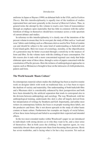 Clothing As Material Culture Susanne Kchler Daniel Miller | PDF