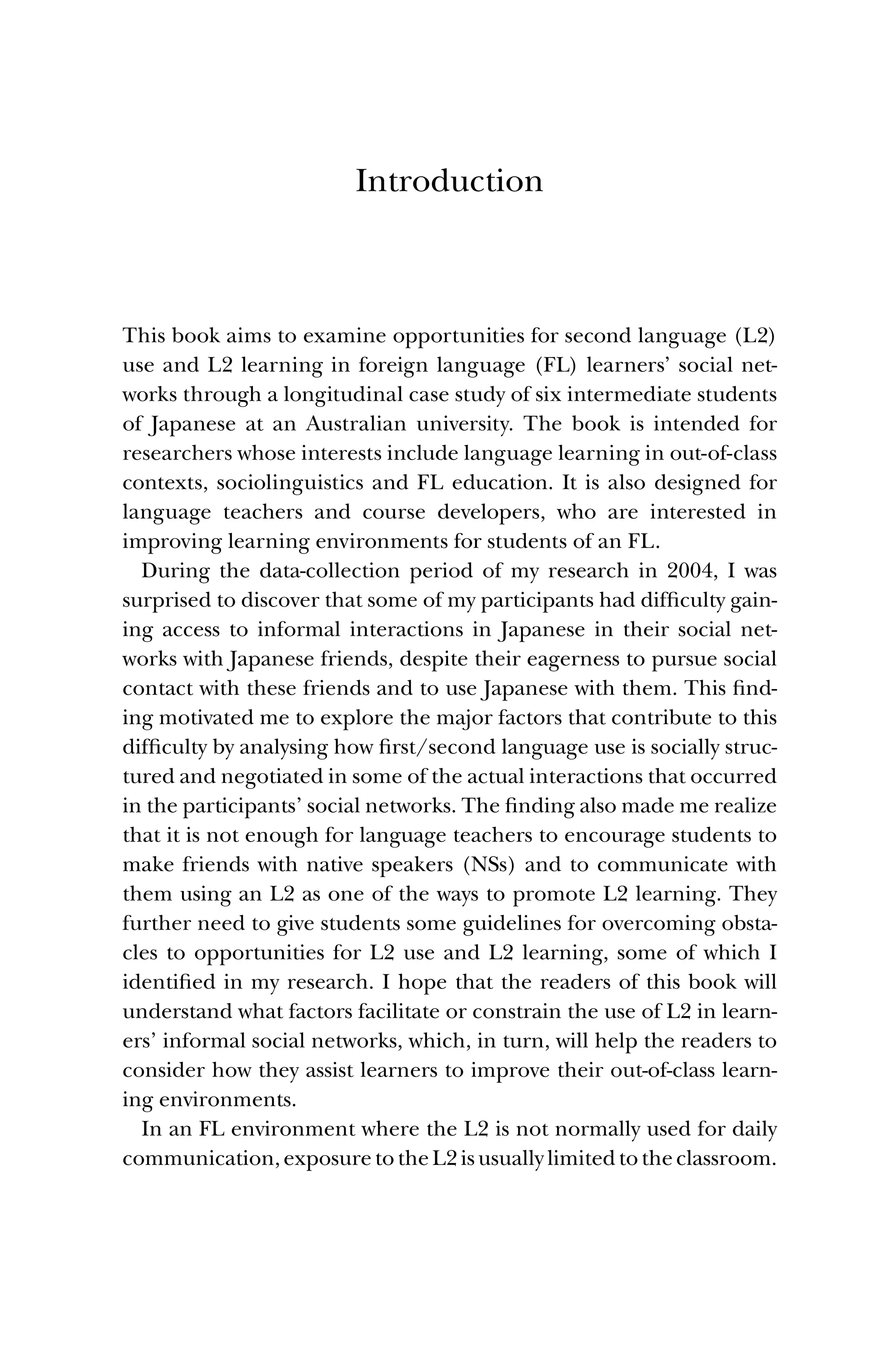 Foreign Language Learning And Use Interaction In Informal Social ...