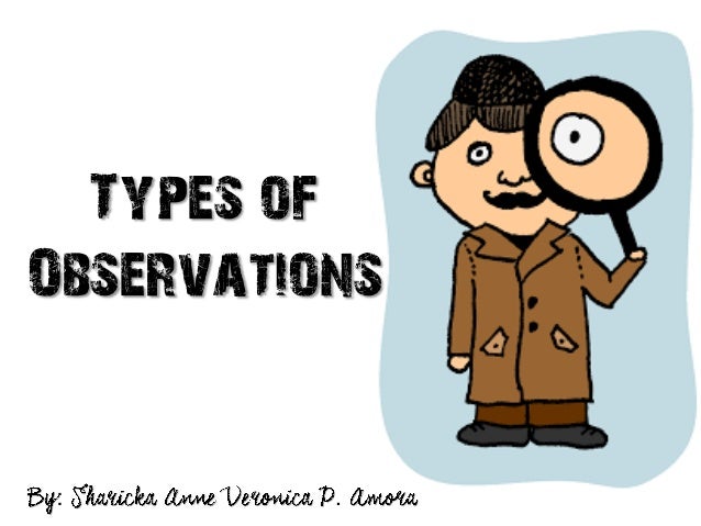 Types of Observations