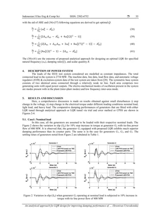 An analytical approach for LQR design for improving damping performance of multi-machine power ...