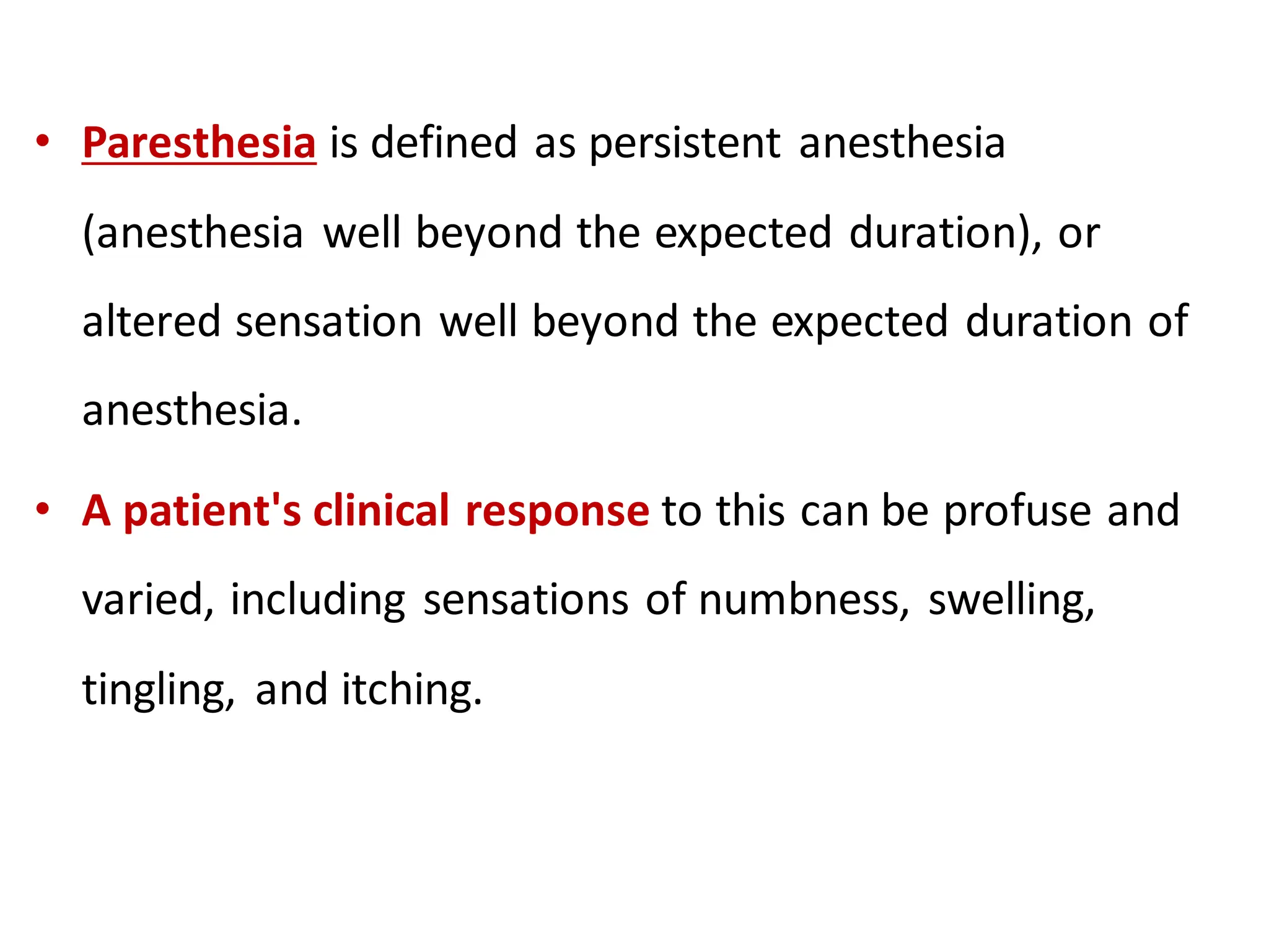 Local complication of local anaesthesia | PDF
