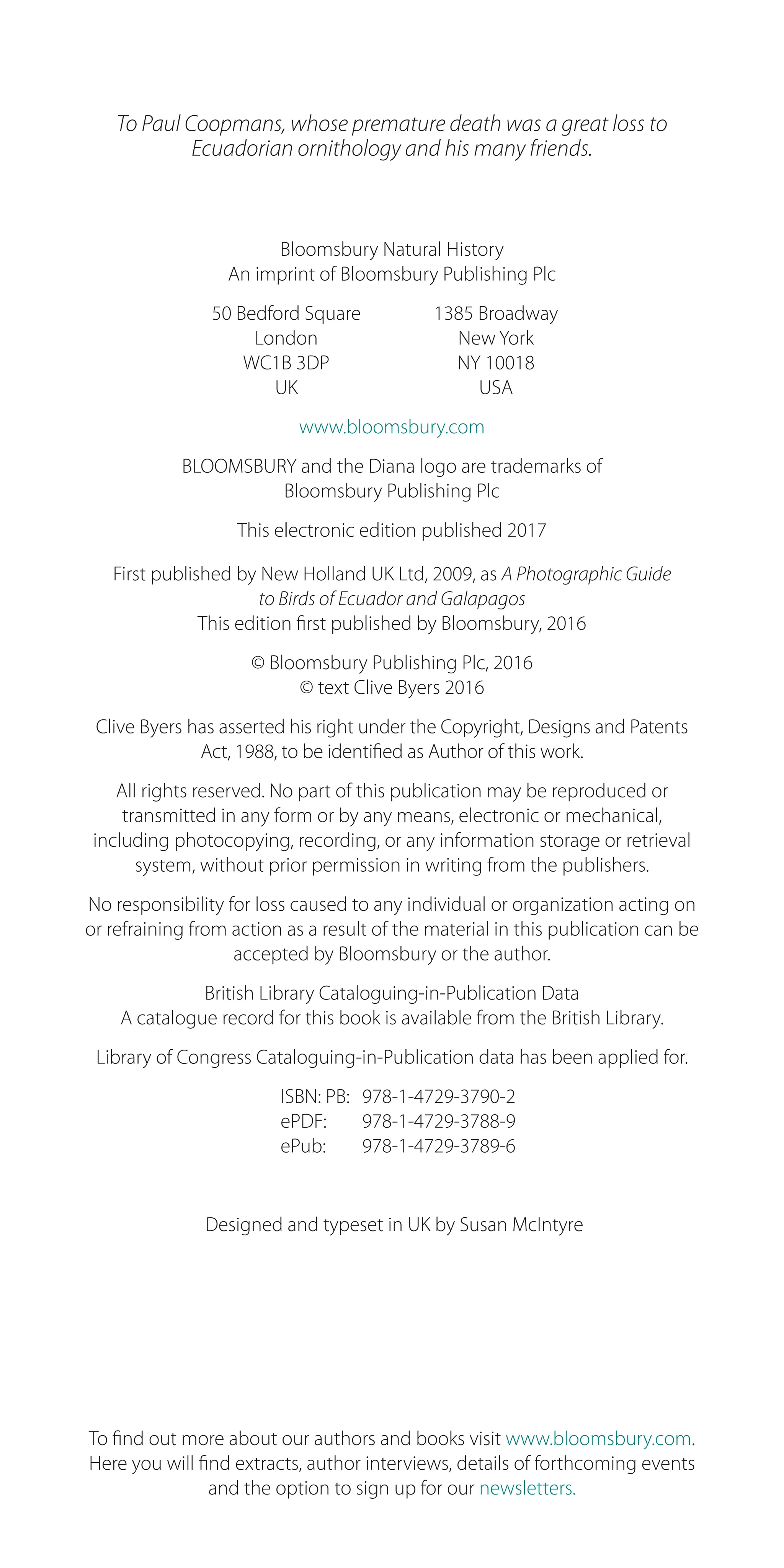Birds Of Ecuador And Galapagos Clive Byers | PDF