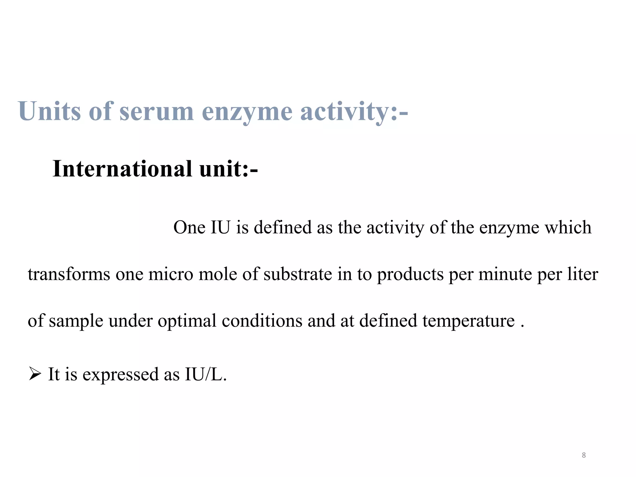 clinical enzymology | PPTX