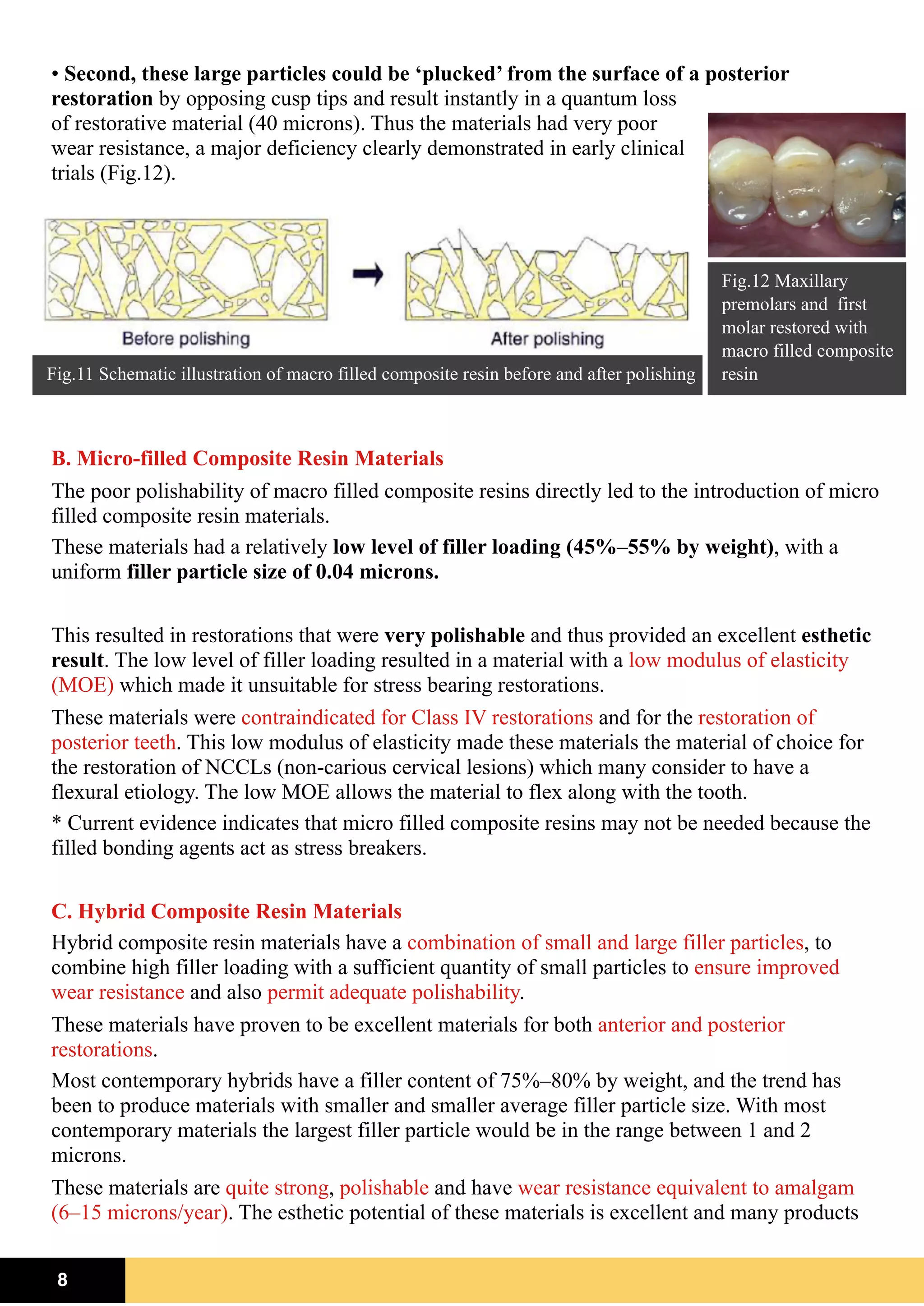 Composite Resin Materials | PDF