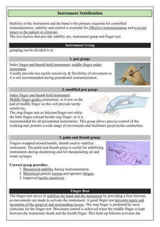 Periodontal instruments | PDF