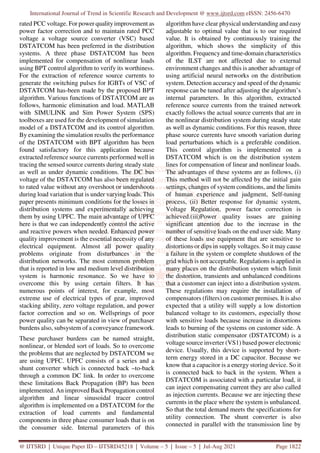 Analysis and Implementation of Artificial Neural Network Techniques for Power Quality ...