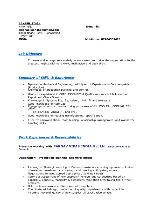 Aakash resume | PDF