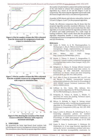 Fuzzy Based Algorithm for Cloud Resource Management and Task Scheduling | PDF