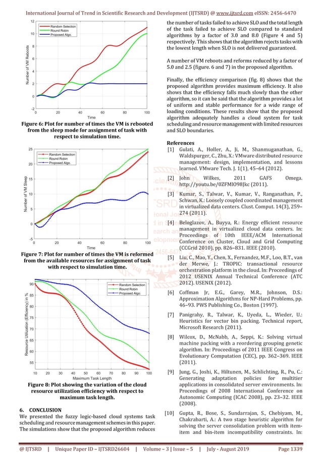 Fuzzy Based Algorithm for Cloud Resource Management and Task Scheduling | PDF