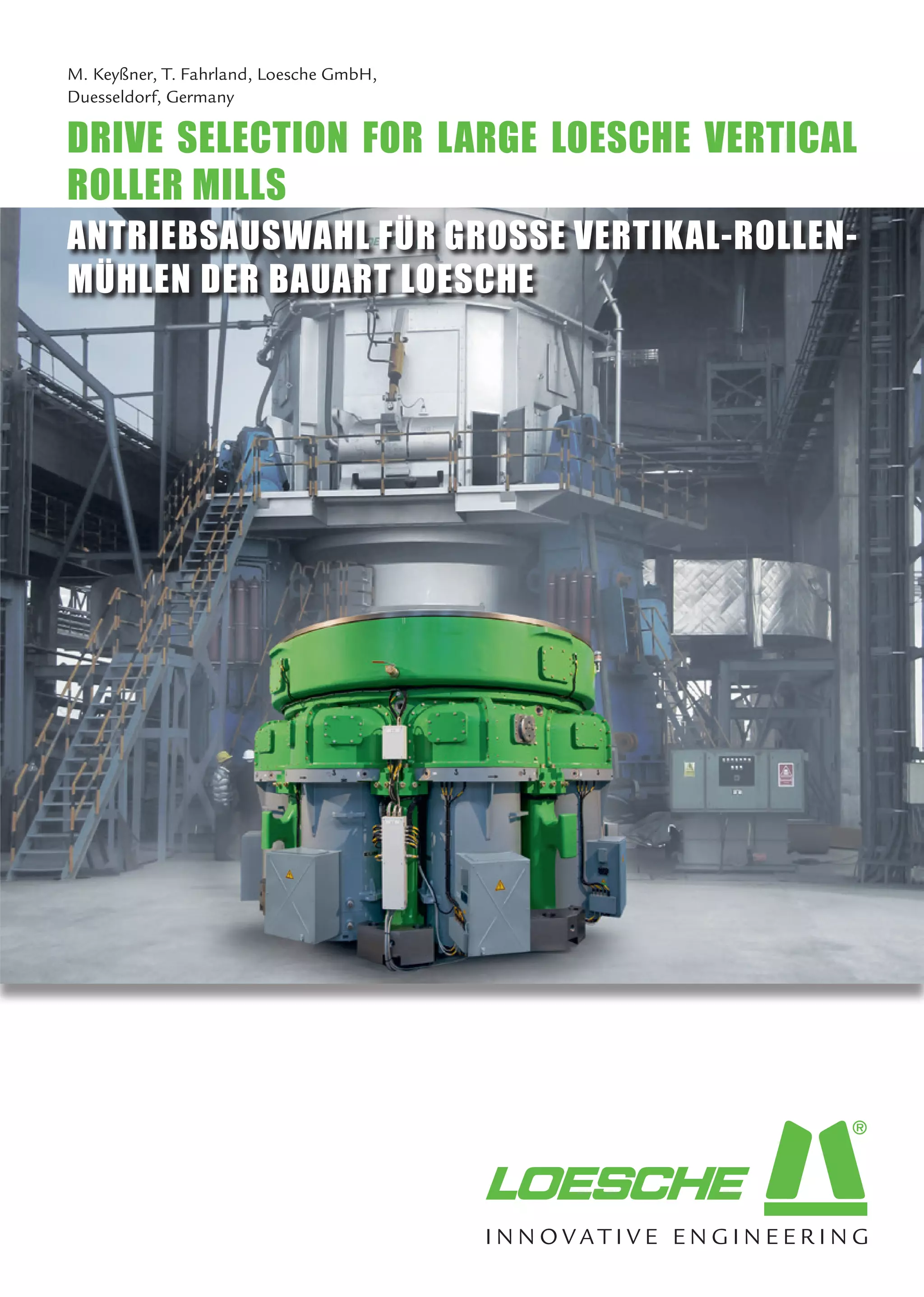 Drive Selection for Large LOESCHE Vertical Roller Mills | PDF