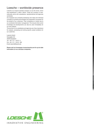 Drive Selection for Large LOESCHE Vertical Roller Mills | PDF