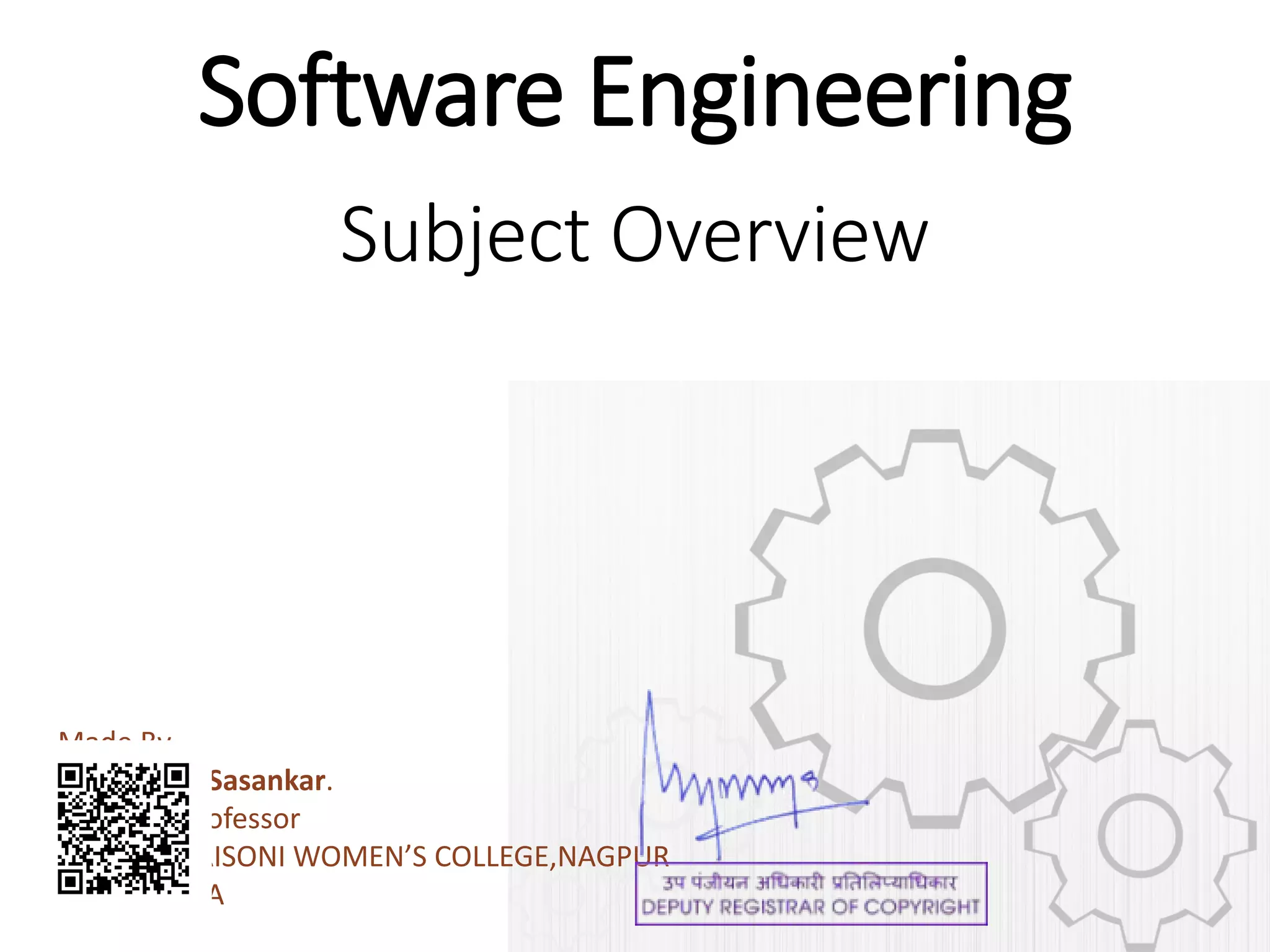 Software Engineering Overview | PDF