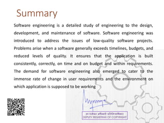 Software Engineering Overview | PDF