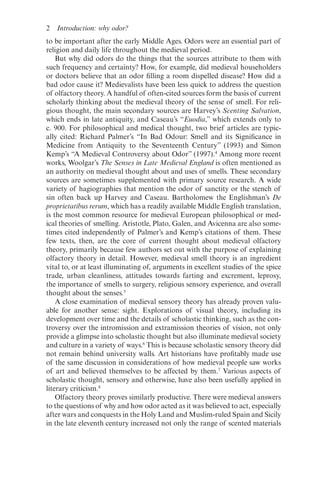 The Sense Of Smell In The Middle Ages A Source Of Certainty Katelynn ...