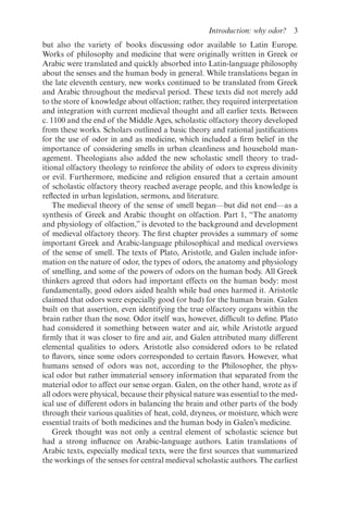 The Sense Of Smell In The Middle Ages A Source Of Certainty Katelynn ...