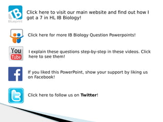 biology HL practice questions IB BIOLOGY | PDF | Biological Sciences ...