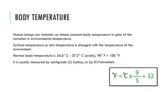 Body temperature determination physiology lab | PDF