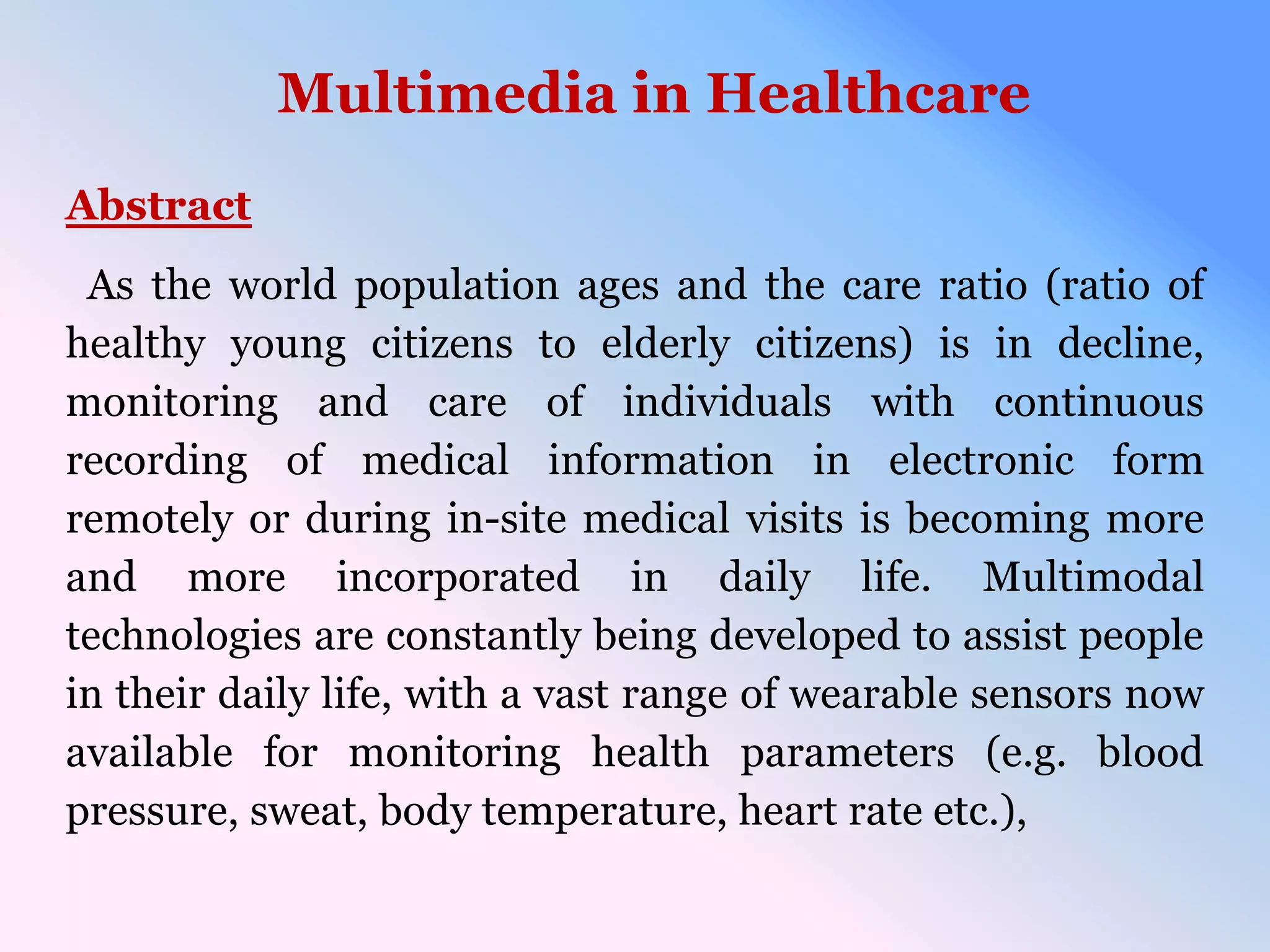 Multimedia in Healthcare.pptx