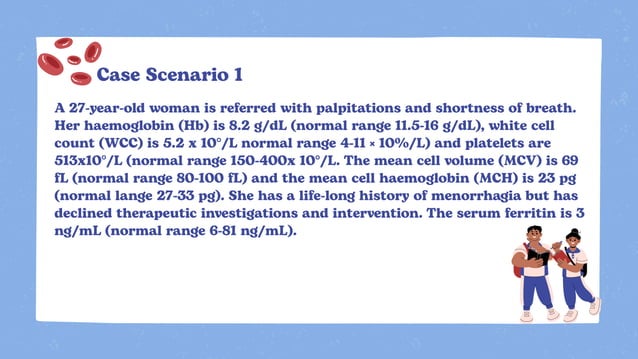 Approach to anemia , classification, investigations cases | PDF