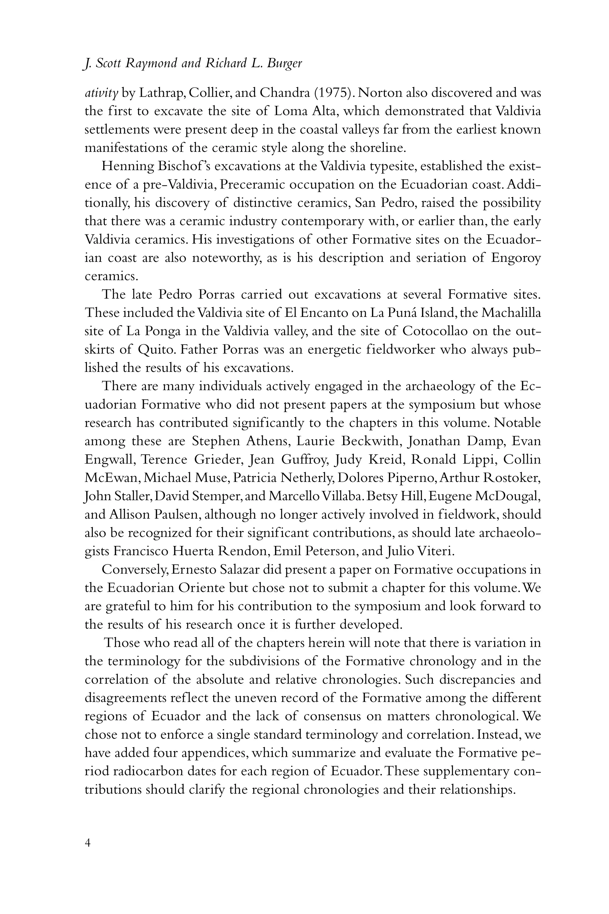 Archaeology Of Formative Ecuador James Scott Raymond Richard L Burger | PDF