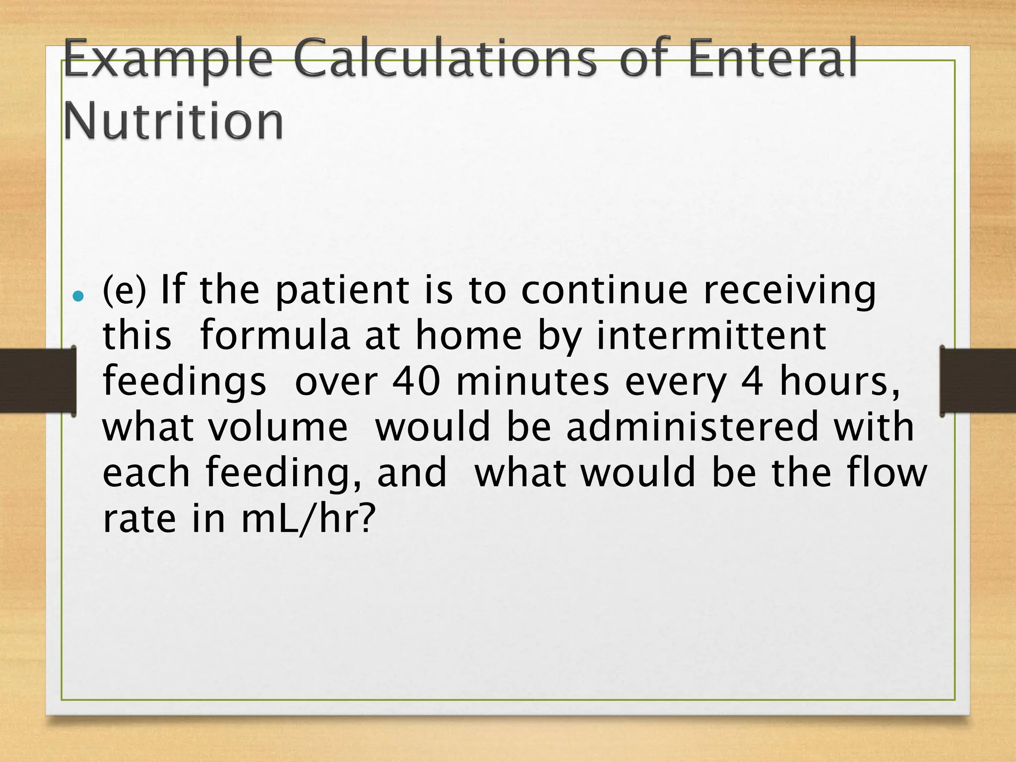 parenteral nutrition and enteral nutrition | PDF