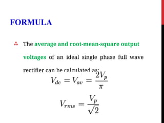 rectifier-ppt diode half full bridge . | PPT