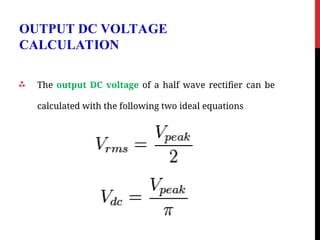 rectifier-ppt diode half full bridge . | PPT