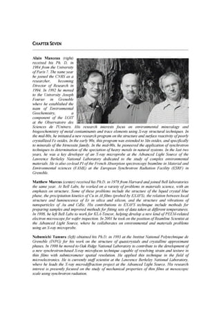 Applications Of Synchrotron Radiation In Lowtemperature Geochemistry ...