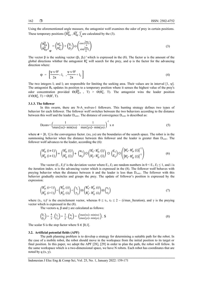Hunting strategy for multi-robot based on wolf swarm algorithm and artificial potential field | PDF