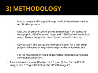 Remote sensing and geographic coordinate system | PPTX