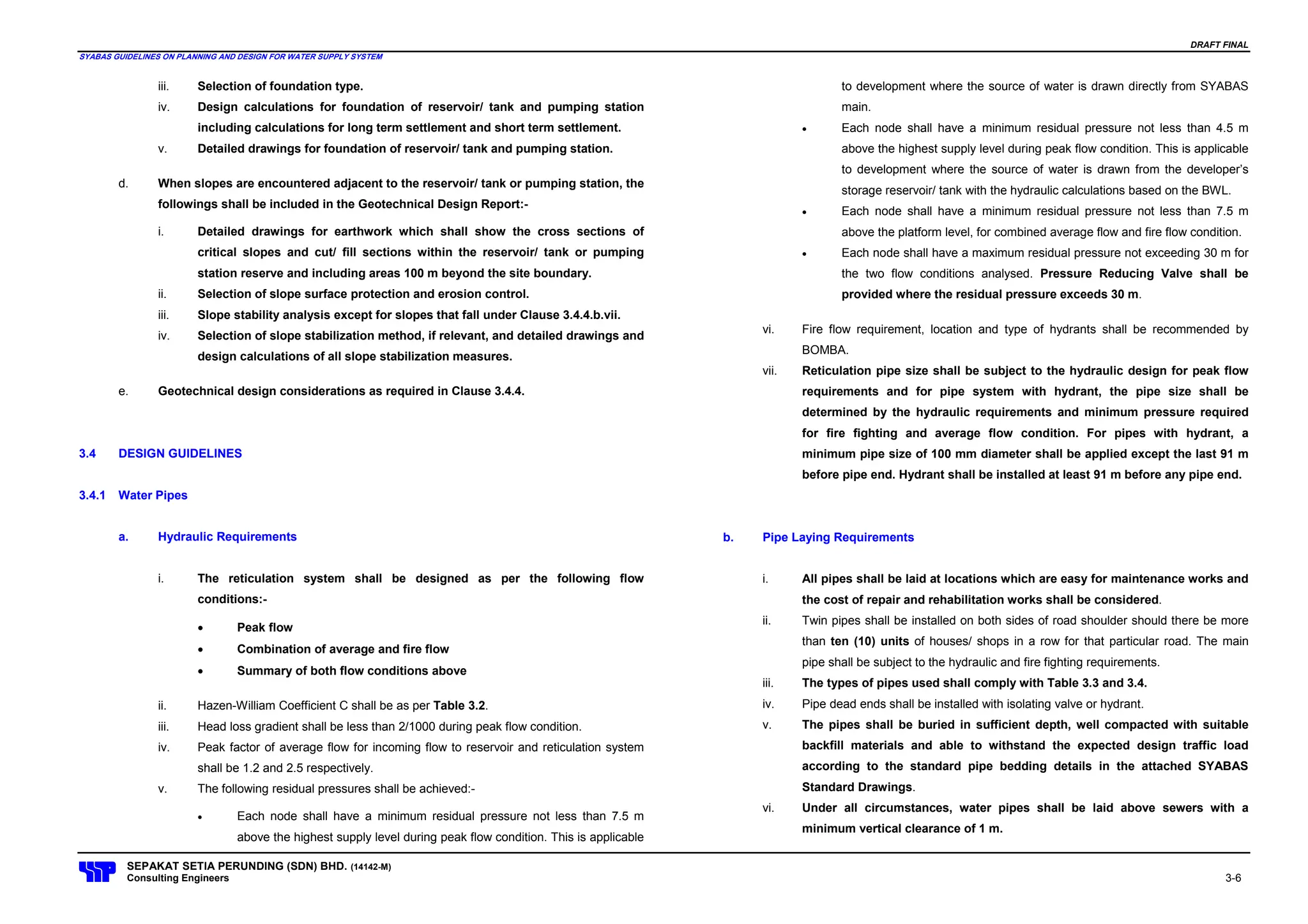 254681485-Syabas-Guideline and design for water supply system | PDF