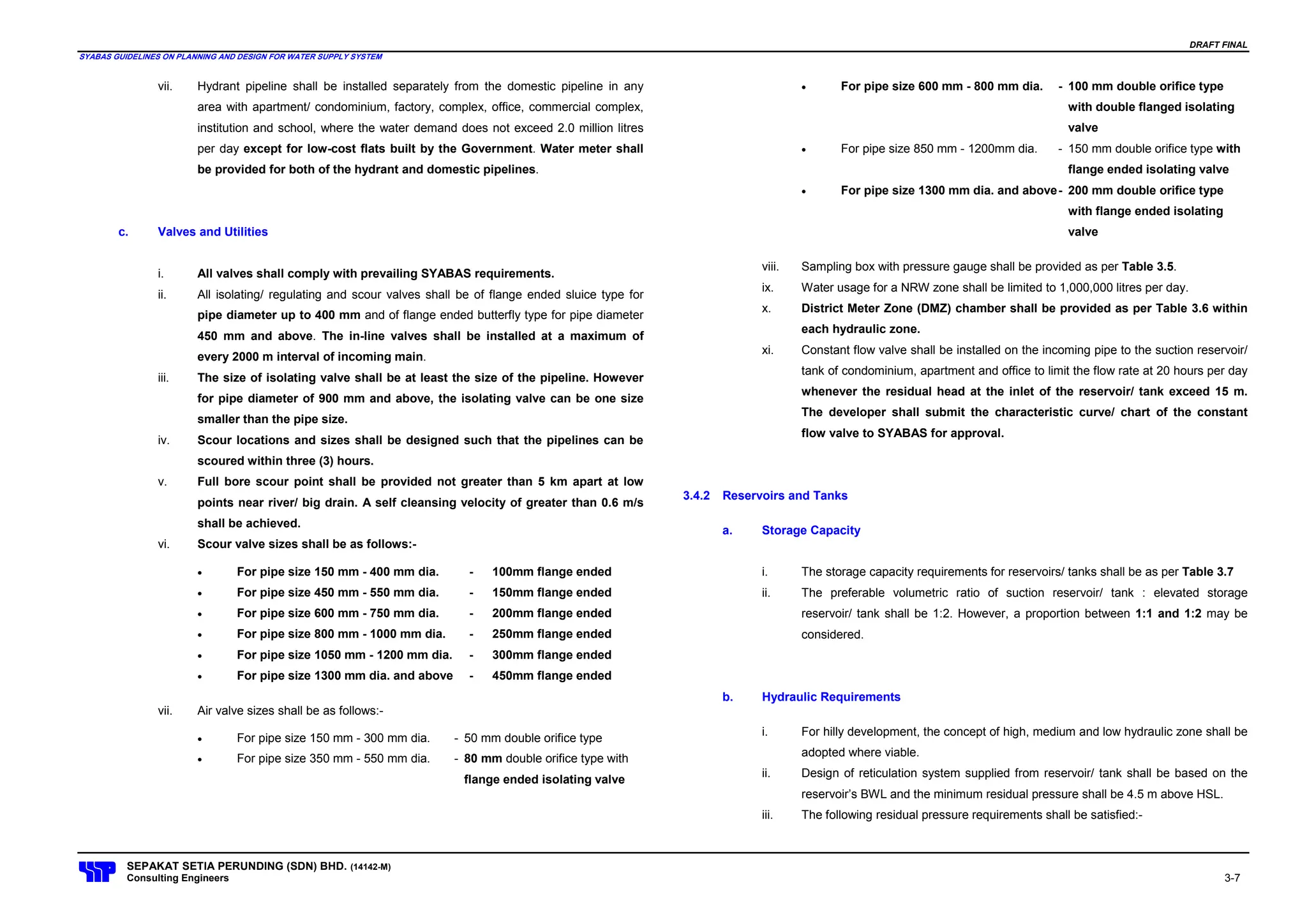 254681485-Syabas-Guideline and design for water supply system | PDF