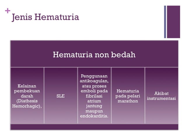 Ppt hematuria dan gejala dan diffrent diagnosis | PPT