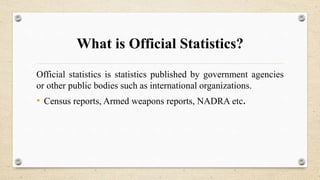 OFFICIAL STATISTICS | PPTX