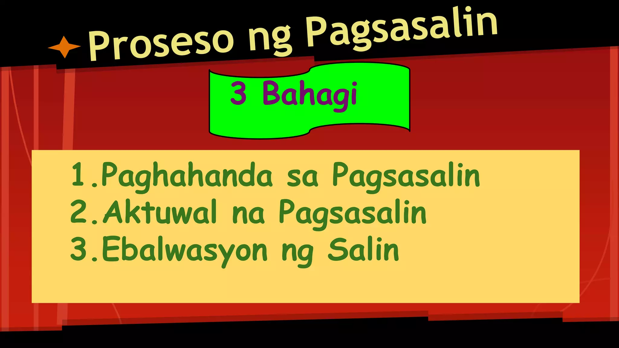 Mga hakbang sa Pagsasalin | PPTX