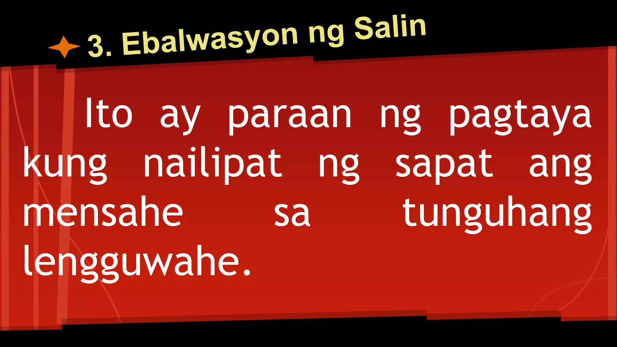 Mga hakbang sa Pagsasalin | PPTX